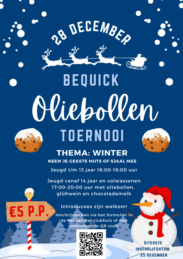 Oliebollentoernooi Bequick · MTC Bequick